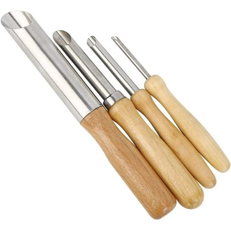 4Pcs Round Hole Pottery Clay Cutters Set Carving Shaping Modeling ...