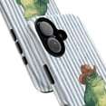 Blue Striped Frog Phone case Cute Frog Phonecase for iPhone 17 16 15 14 ...