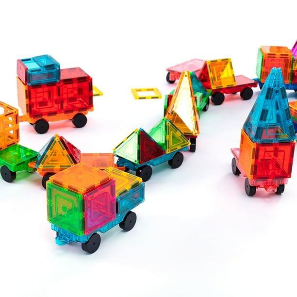 Magnetic Car Truck Wheel Set Building Blocks Toys Magnetic Car Truck ...