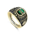 Mementos PJM Custom Men's Class Rings 10kt Yellow Gold for High School ...