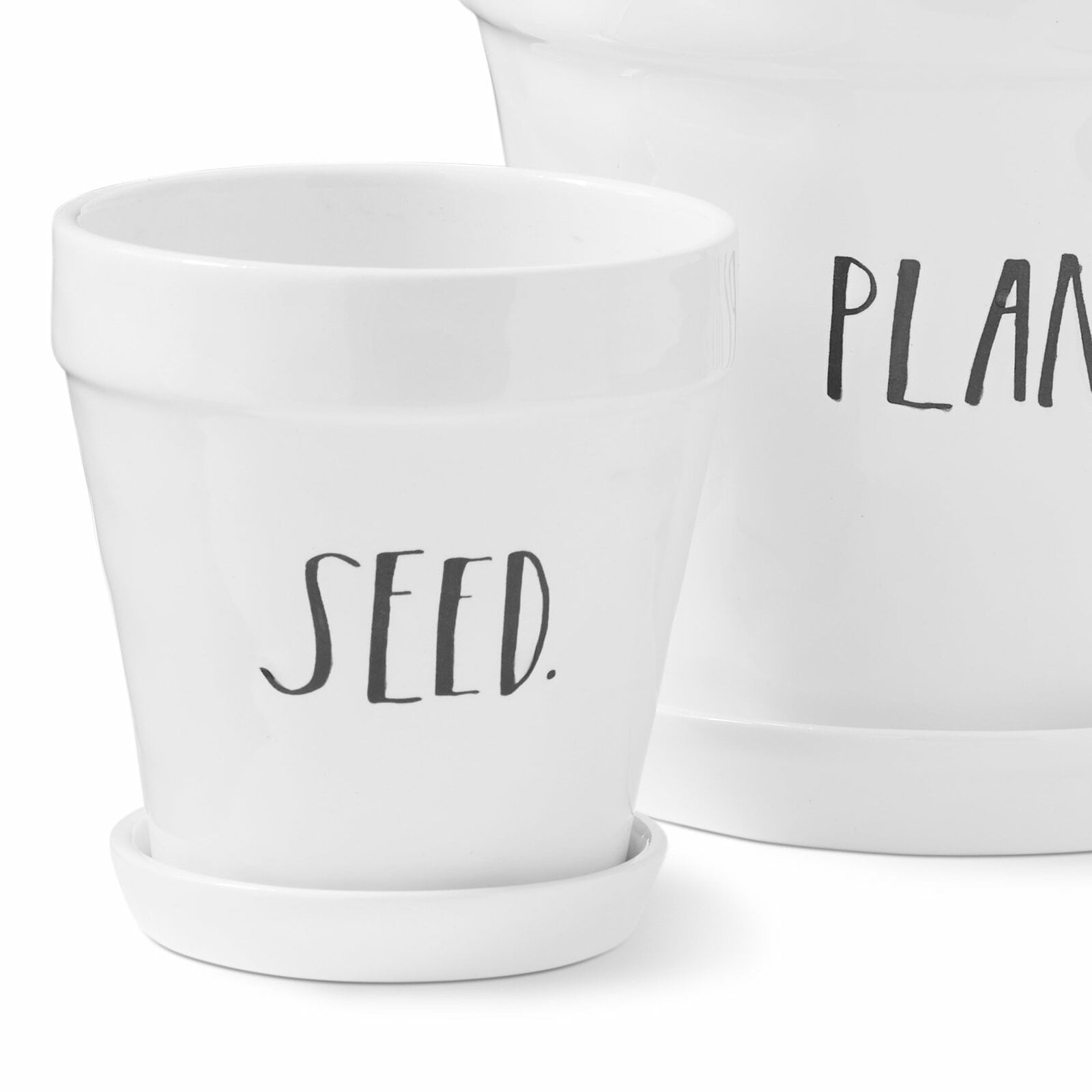 Rae Dunn Serial Plant Killer flower pots - munimoro.gob.pe