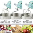 6.5QT Stand Mixer with Upgraded Motor | 6-Speed Tilt-Head Electric Food ...