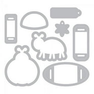 Sizzix Thinlits Dies - Happy Drop-ins Sentiments by Stephanie Barnard - Walmart.com