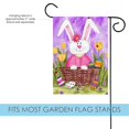 Toland Home Garden Long Eared Bunny Eggs Easter Flag Double Sided 12x18 ...