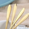 12Pcs Cute Stainless Steel Flower Teaspoon Dessert Coffee Spoon Golden ...