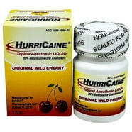 HURRICAINE TOPICAL ORAL ANESTHETIC GEL 1oz WILD CHERRY HURRICANE ...