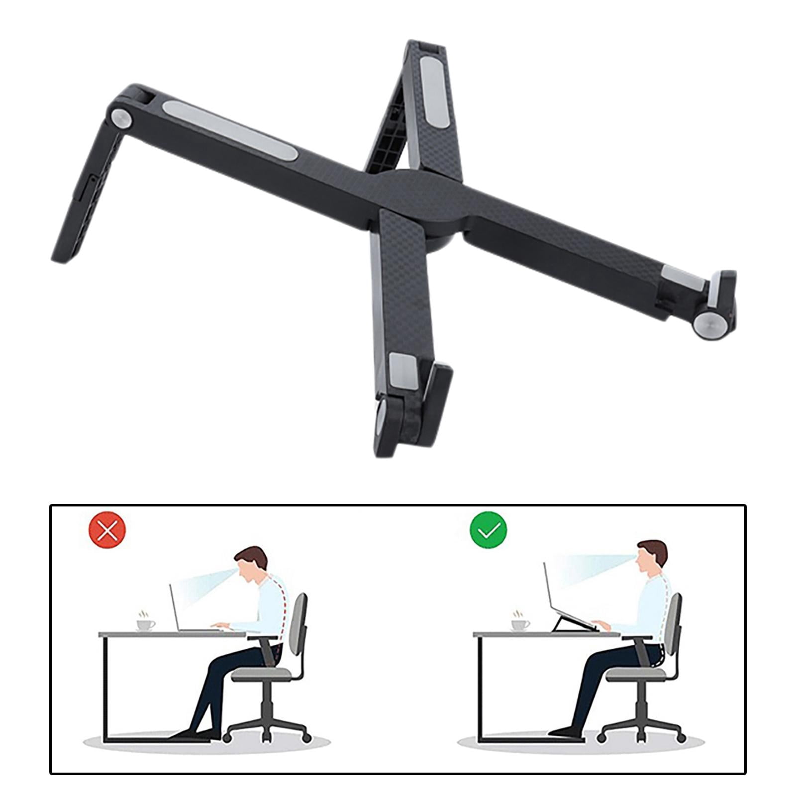 Ventilated Foldable Laptop Stand Heightening Bracket fits for under 17 ...