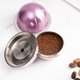 Silver Without Powder Tamper Stainless Steel Fillable Coffee Capsules ...