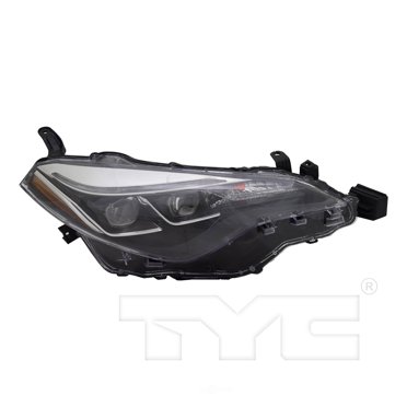 TYC LED Headlight for 20-20 Toyota Corolla L/LE (US Built) Left Driver Fits 2021 Toyota Corolla ...