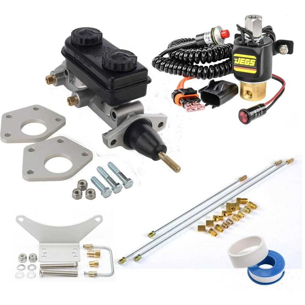 JEGS 631402K Master Cylinder Lock & Line Kit Universal Includes: Master ...