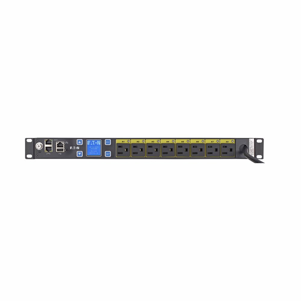 Eaton Managed rack PDU, 1U, 5-15P input, 1.44 kW max, 120V, 12A, 10 ft ...
