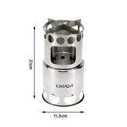 Outdoor Camping Wood-burning Stove Backpacking Portable Survival BBQ ...