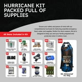 Sirius Survival Pre-Packed Hurricane Kit - Comprehensive Hurricane ...