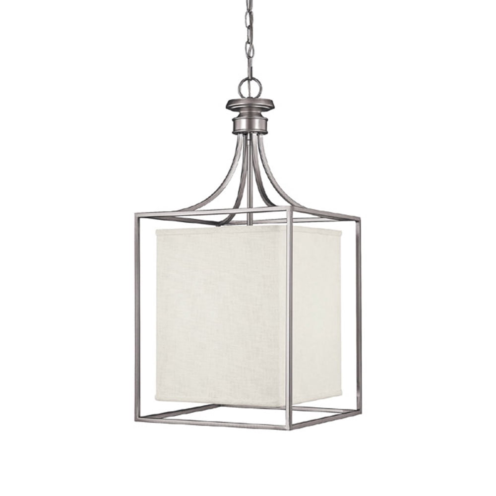 Capital Lighting Midtown - Two Light Foyer, Matte Nickel Finish ...