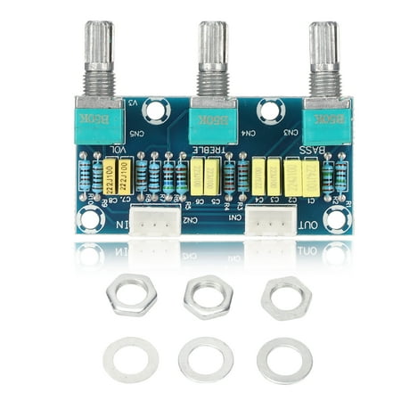 Preamp Board, 2.54-3P 2 Input Sockets HiFi Preamplifier Board PCB 22 ...