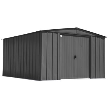 Arrow Classic 14x12 Metal Shed - Durable Steel Building for Backyard ...