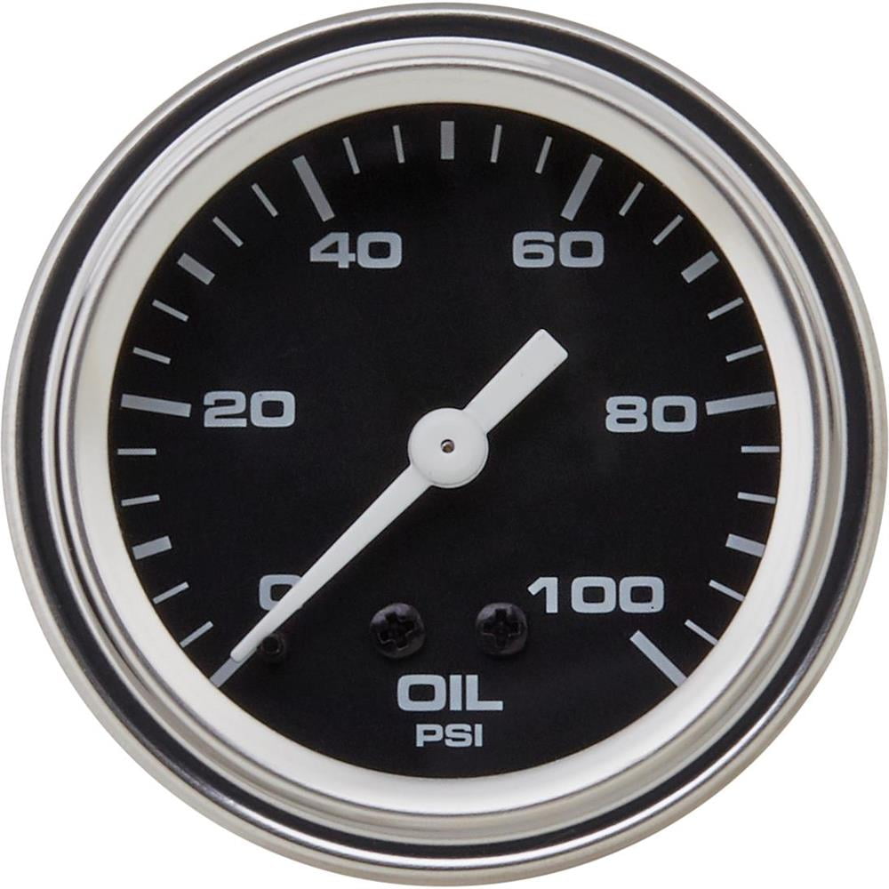 Mechanical Oil Pressure Gauge, 2-1/16 Inch, Black - Walmart.com ...