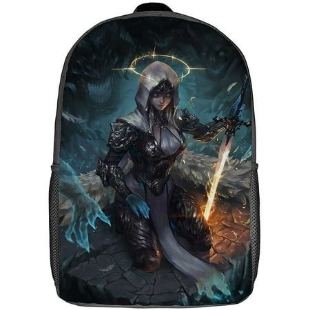 Grim Reaper DemonExquisite custom printed school or office Backpack ...