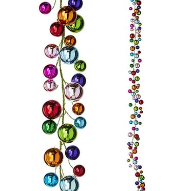 Raz Imports Mister Snowman 4' Red and Silver Ball Garland - Walmart.com