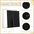 6 Pieces Shadow Box Picture Frame Square Shadow Boxes Display Cases for ...