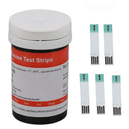 Blood Sugar Test Strips, PET Easy To Use Accurate Blood Glucose Test ...