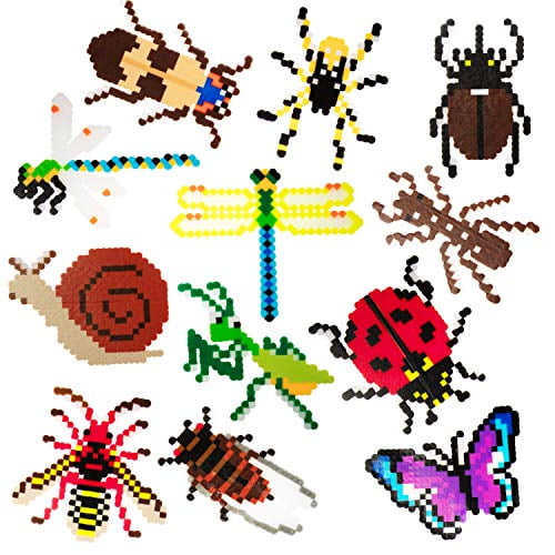8 000pc Fuse Bead Insects And Bugs Set 21 Colors 12 Unique Templates