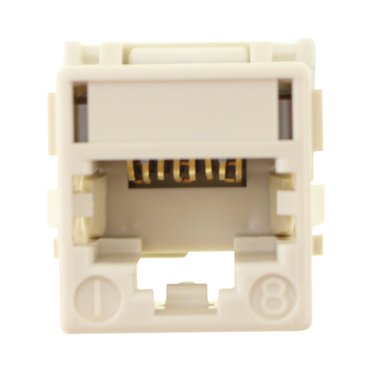 50-Pack Cat6 Tool-Less RJ45 Keystone Jack, No Punch-Down Tool Required ...