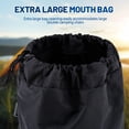 Black 48 Inch Heavy Duty Nylon Camping Chair Carry Bag For Double Or 2 ...