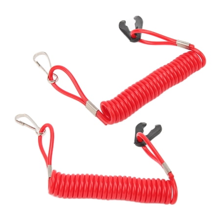 Engine Safety Tether,2PCS Marine Outboard Emergency Engine Kill Switch ...