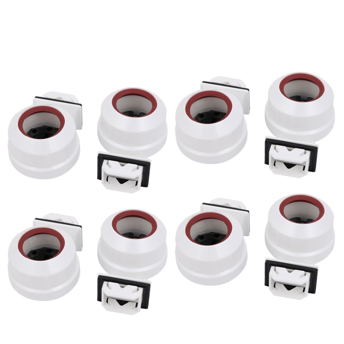 8pcs 500V 2A G13-F41G T8 Light Socket G13 Base Lamp Holder with Cover ...
