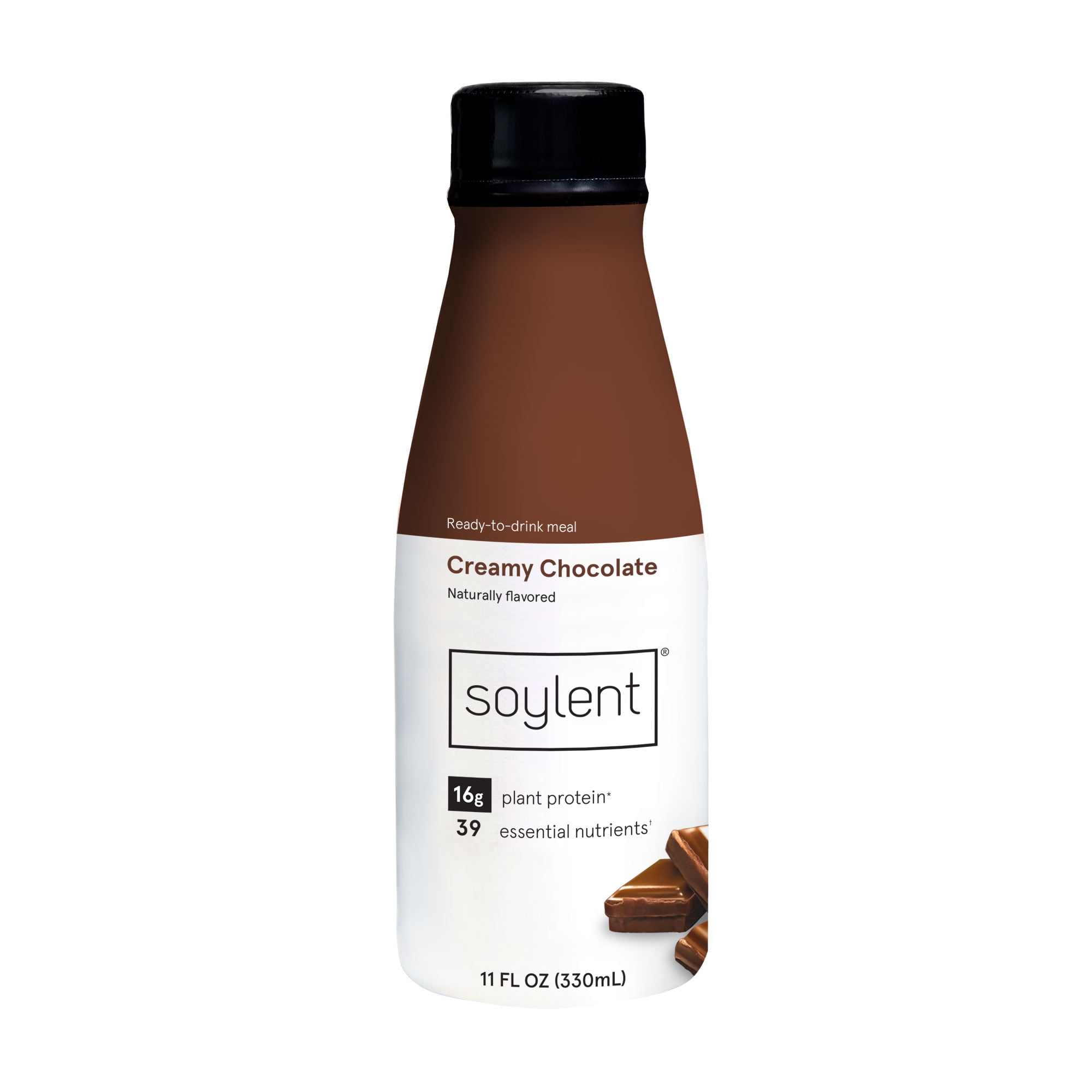 Soylent Creamy Chocolate/Cacao Plant Protein Meal Replacement Shake, 11 ...