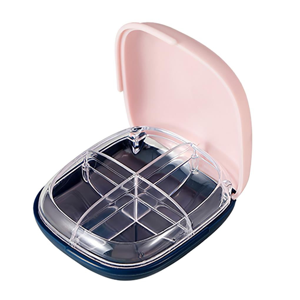 Caja De Medicina De Cuatro Celdas Diseño De Partición Organizador ...