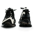 Abstract Black White Curves Design Walking Shoes for Men Woman ...