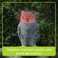Bird Blinder, Realistic Fake Owl Decoy, Plastic Garden Motion Sensor ...
