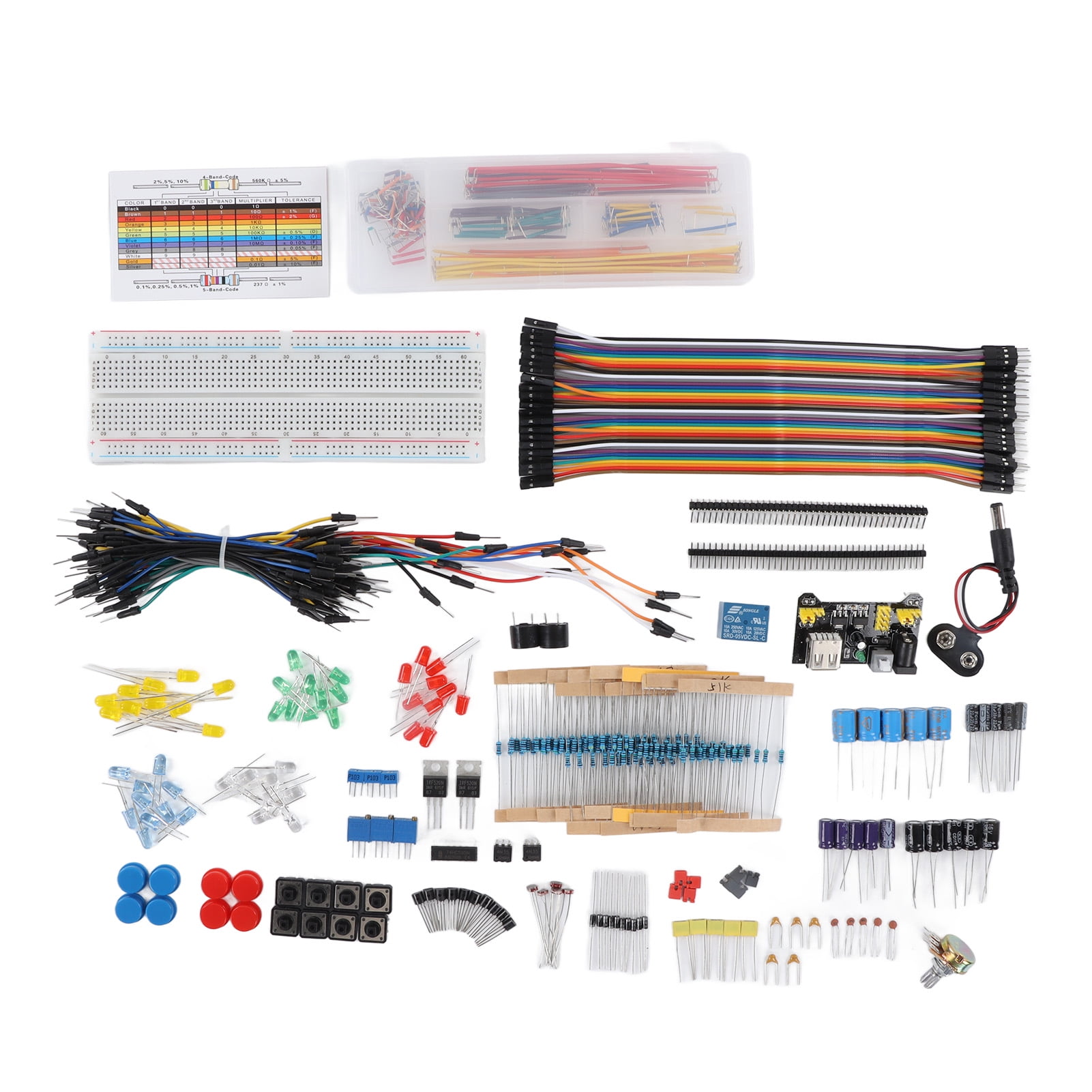 Kit surtido de componentes electrónicos para bricolaje, módulo de ...