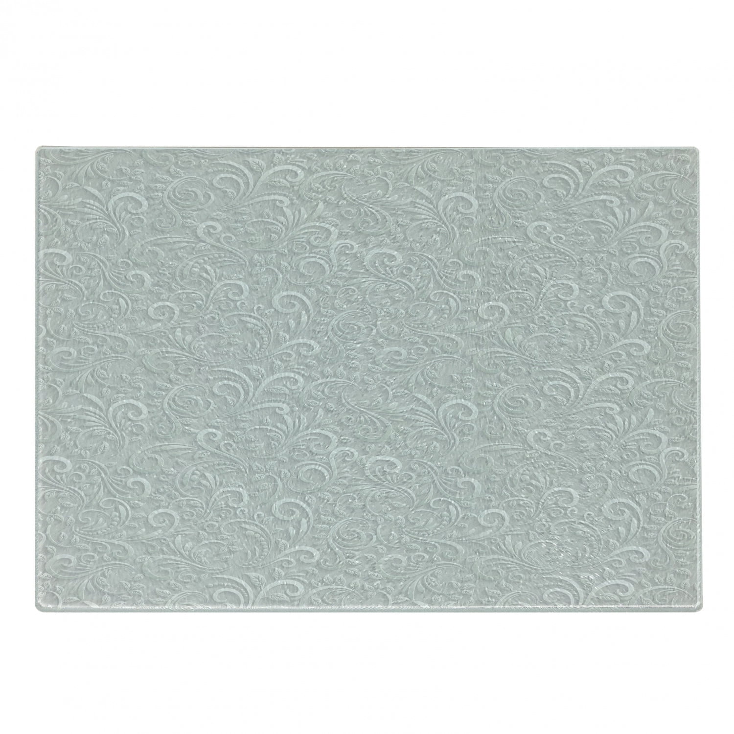 Grey Cutting Board, Classic Floral Swirling and Curving Victorian ...