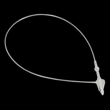Wideskall 5" inch Snap Lock Pin Security Loop Plastic Price Tag ...