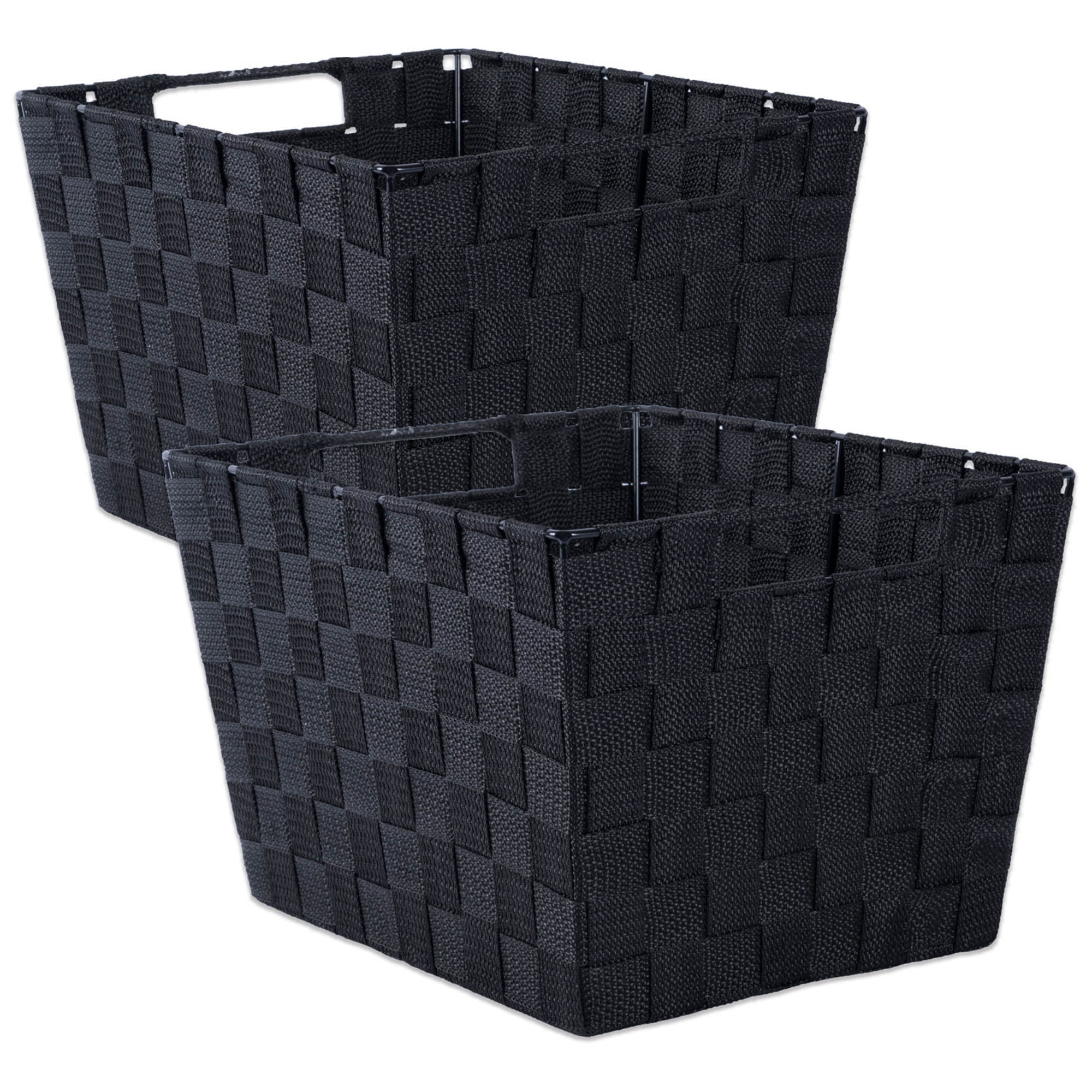 DII Durable Trapezoid Woven Nylon Storage Bin or Basket for Organizing ...