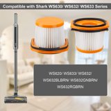 VACUSHOP Replacement Filters for Shark WandVac WS640, WS630, WS632 ...