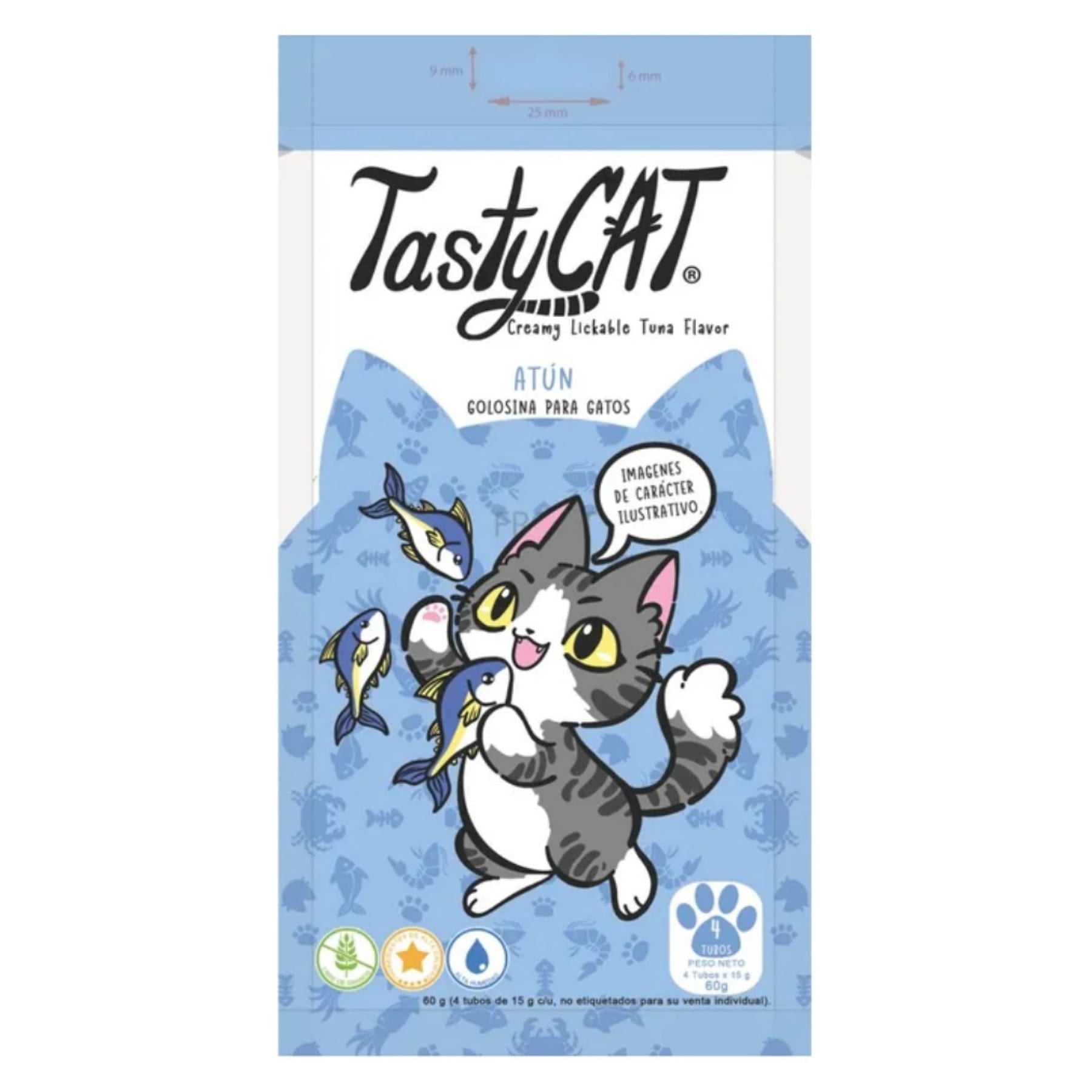 Tasty CAT Golosina Para Gatos Atun (Caja Con 12 Sobres) | Walmart en línea