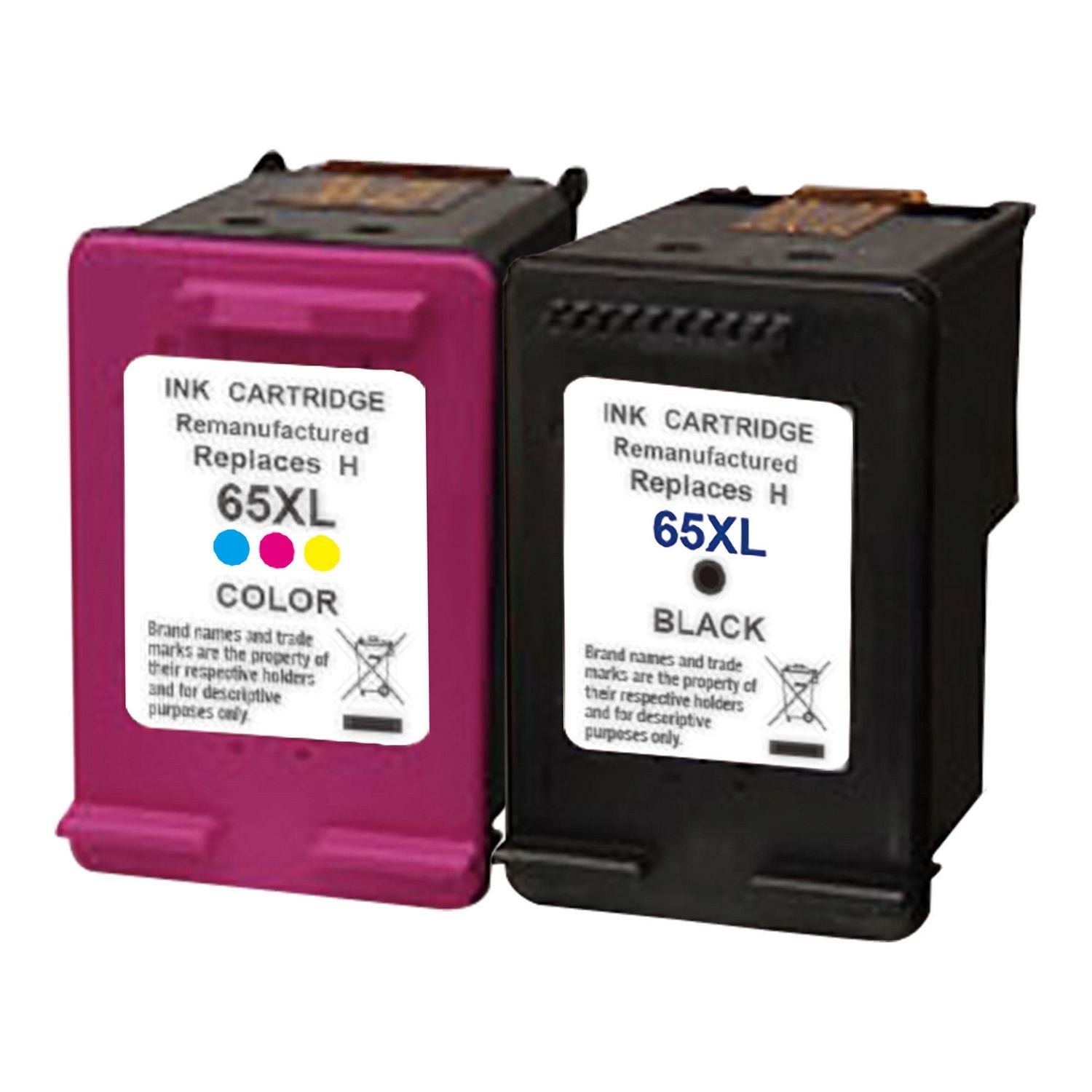 L-Ink Compatible Hp 65xl High Yield Black/Tri-Colour Ink Cartridge Set (N9k04an  N9k03an  T0a36an)