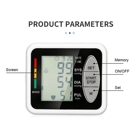 Newest Upgraded Electronic Sphygmomanometer With Voice Function ...