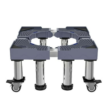 DEWEL Mini Fridge Stand, Universal Adjustable Stand Base FU9721, Silver ...