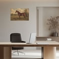 Rustic Horse Equestrian Canvas Wall Art Farmhouse Western Decor For ...