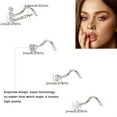 LAURITAMI 18G 24Pcs Nose Rings Hoops Surgical Steel Nose Rings Studs ...