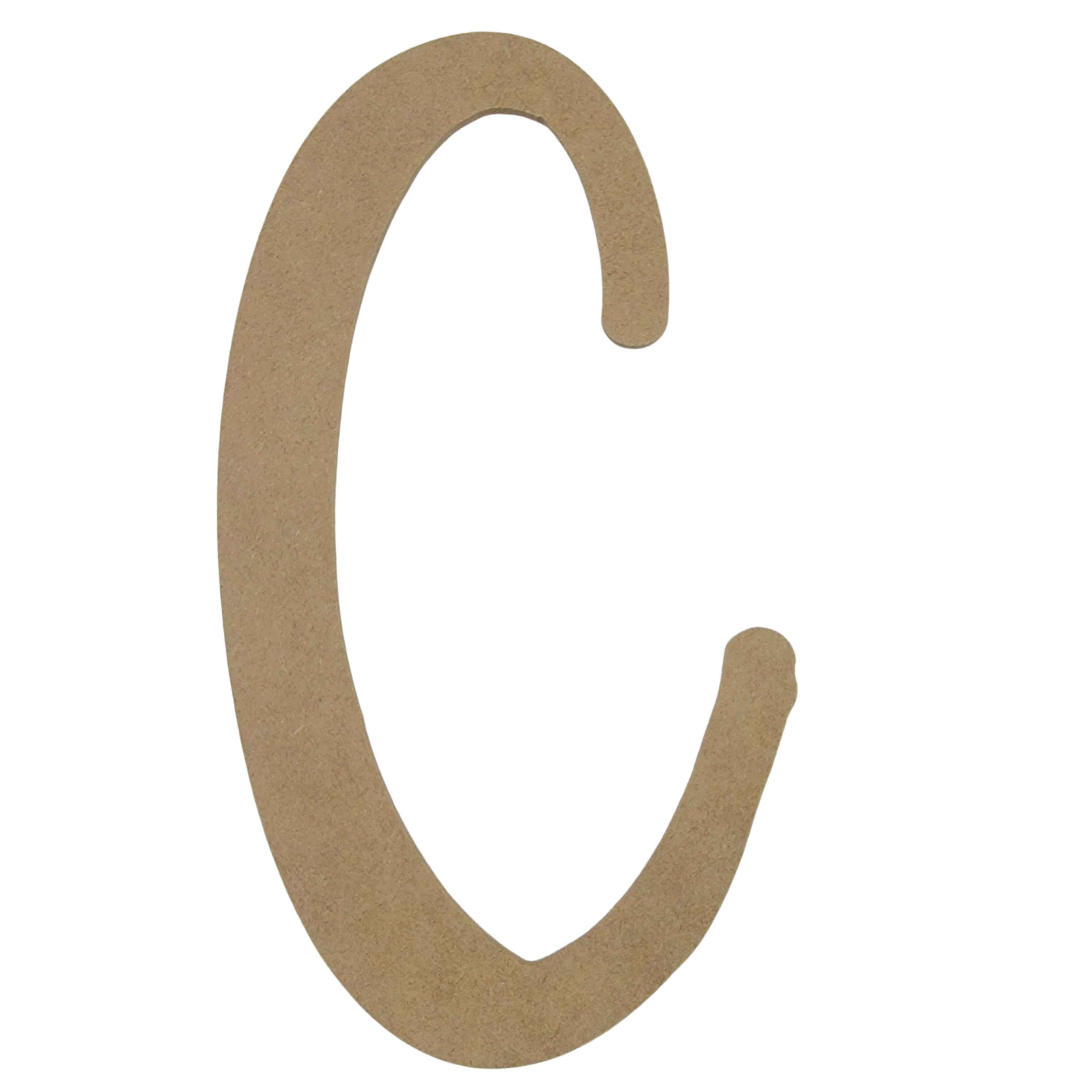 Wooden Letter Unfinished, Colleen Font, Craft Cutout - Walmart.com