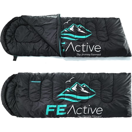 FE Active Camping Sleeping Bags - 4 Seasons XL, W/Hood - Walmart.ca