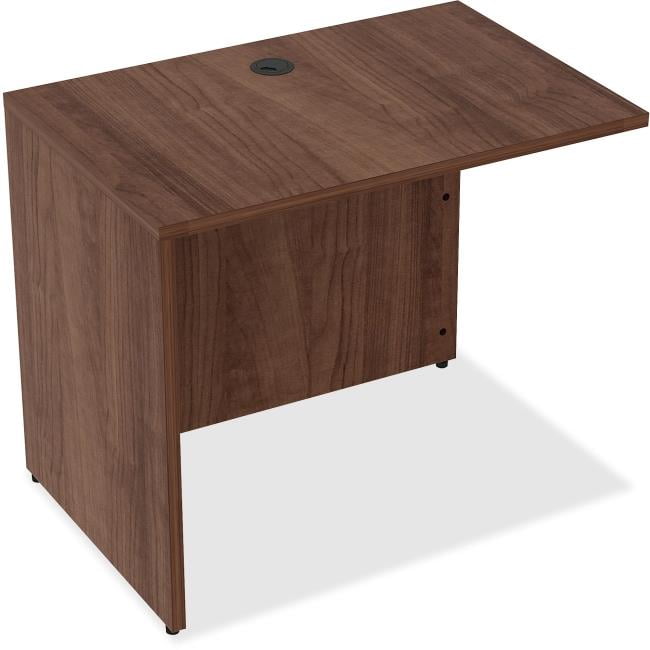 29.5 x 35 x 24 in. Metal Laminate Return - Walnut - Walmart.com ...