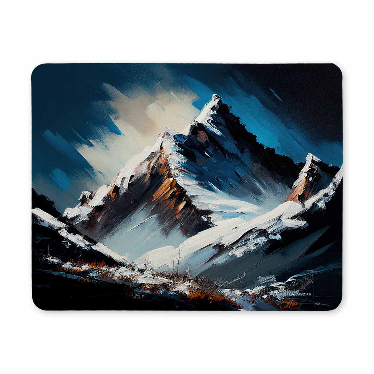 Mountain Nature Mouse Pad Tree Landscape Mouse Mat Non-Slip Rubber Base ...