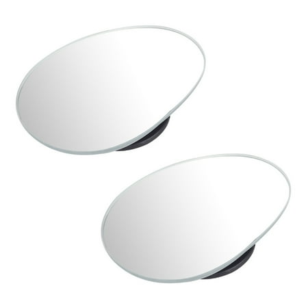 wuaynoat 1 Pair Oval Rear View Mirror SUV Vehicle Parking Auxiliary ...